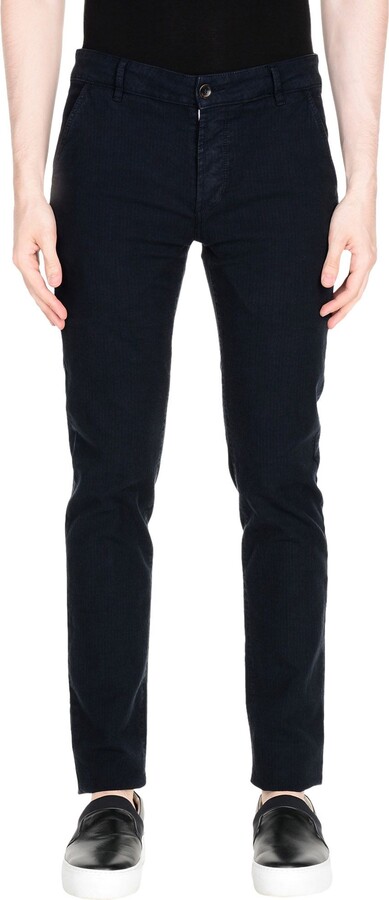 CAMOUFLAGE AR AND J. Pants Midnight Blue - ShopStyle Chinos & Khakis