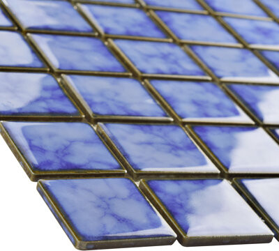 Merola Tile Squire Quad 2" x 2" Porcelain Patterned Mosaic Sheet Wall ...