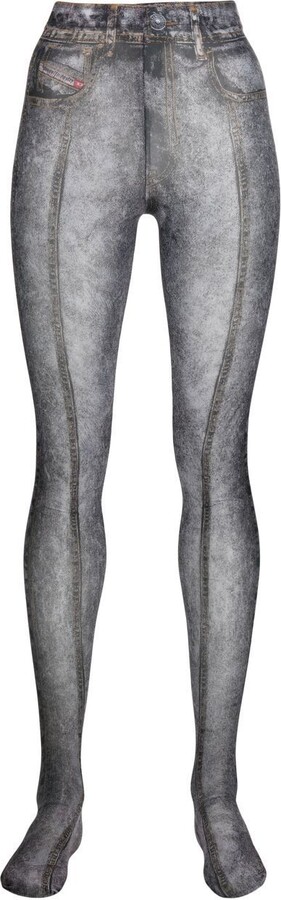 Diesel Grey P-Koll-F2 Tights - ShopStyle Hosiery