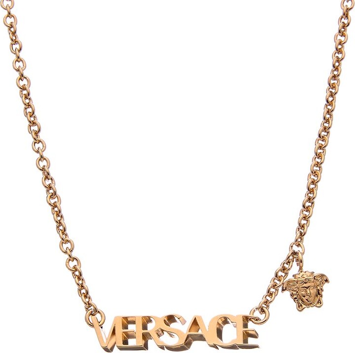Versace Logo Necklace - ShopStyle