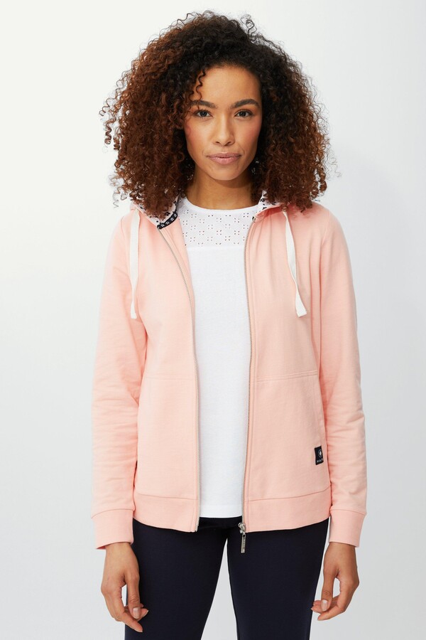 Maine Hooded Quilt Pocket Zip Through Sweat Top - ShopStyle Jumpers ...