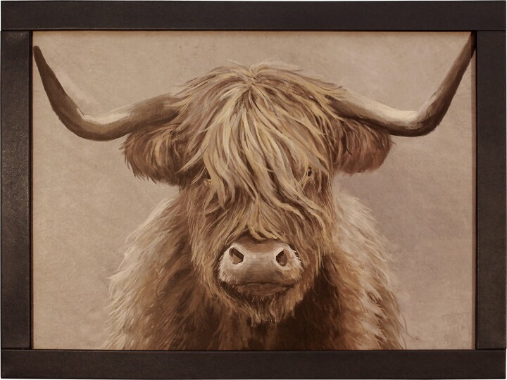 Dunelm Highland Cow Laptray Brown - ShopStyle Placemats & Chargers