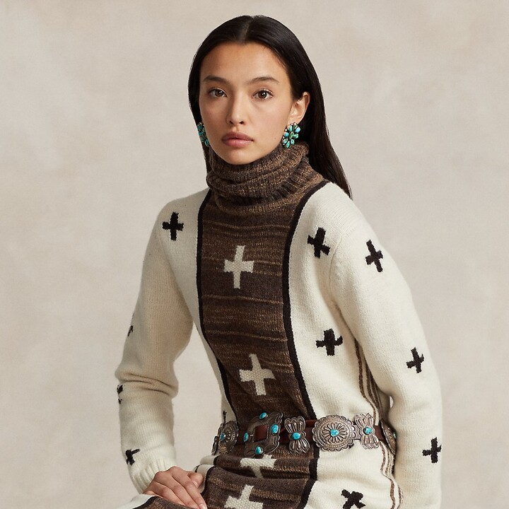 Ralph Lauren PRL x Naiomi Glasses Wool-Blend Dress - ShopStyle