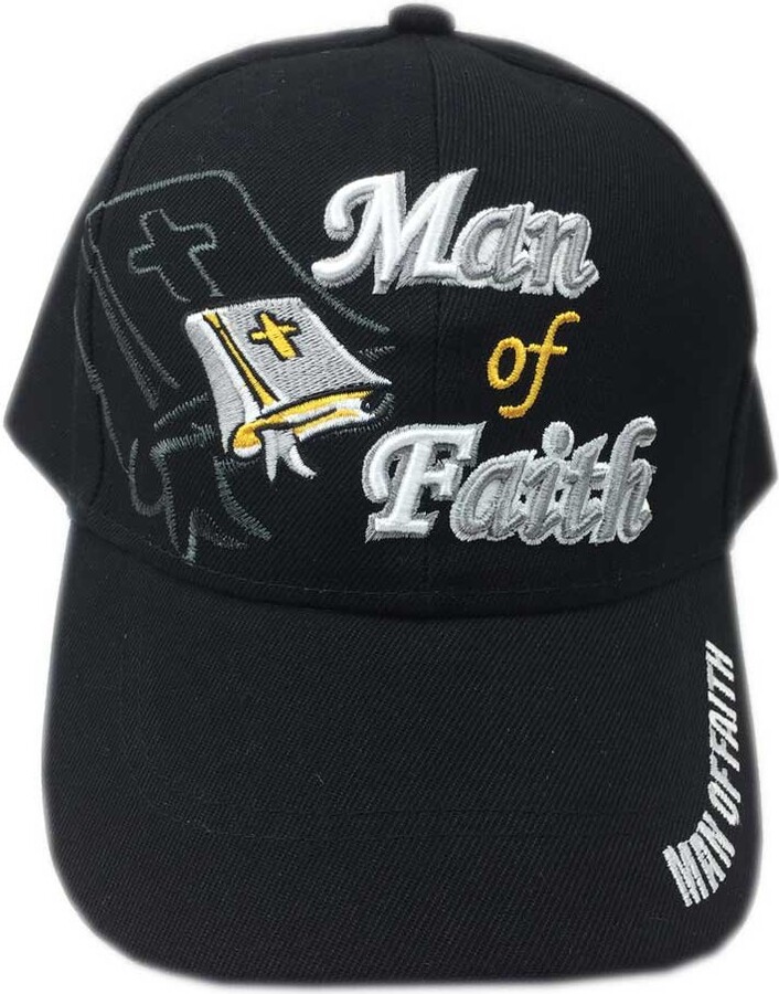 aesthetinc Christian Bible Verse Print Man of Faith Jesus Christ Cap ...