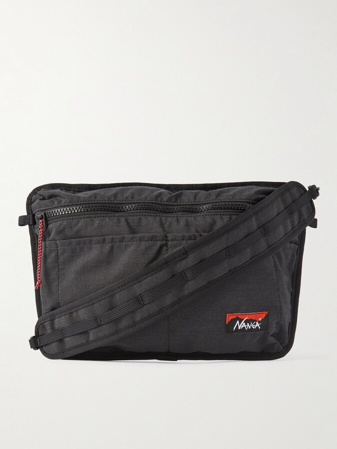 Nanga Takibi Logo-Appliquéd Canvas Messenger Bag - ShopStyle