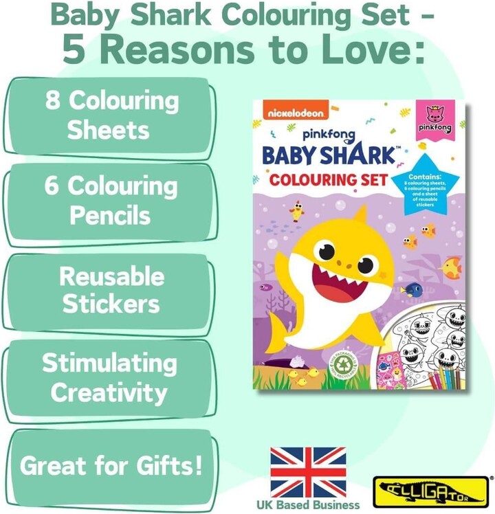 Alligator Books Baby Shark Colouring Set - ShopStyle Arts & Crafts Toys