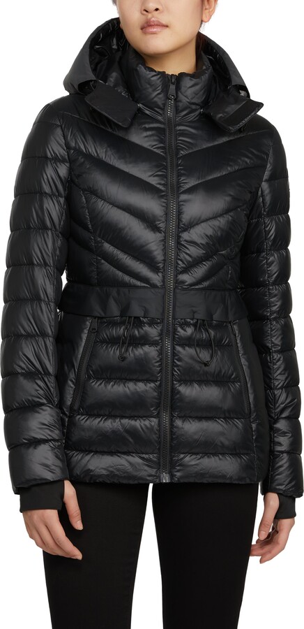 Pajar Women's Bailey Packable Lightweight Puffer Thinsulate with Detachable Hood - ShopStyle