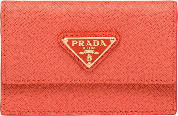 Prada Triangle-Plaque Cardholder - ShopStyle