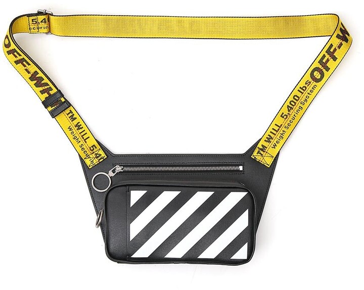 Off-White Diagonal Stripe Crossbody Bag - ShopStyle