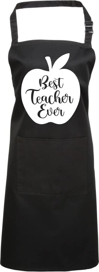 HotScamp Best Teacher Ever - Apron - Cooking Tech Art Science Lab ...
