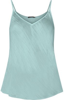 Gisy Turquoise Silk Bias Cut Camisole - ShopStyle Tops
