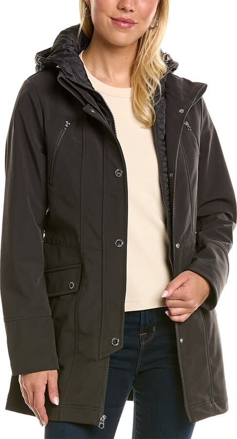 Nautica Softshell Quilted Bib Jacket - ShopStyle Down & Puffer Coats