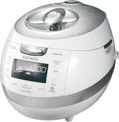 Cuckoo Electronics CUCKOO 6-Cup Induction Heating Pressure Rice Cooker with Nonstick Inner Pot ...