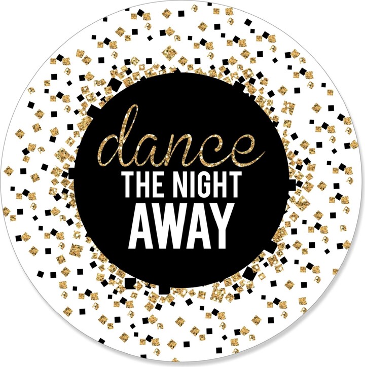Big Dot Of Happiness Prom - Prom Night Party Circle Sticker Labels - 24 ...