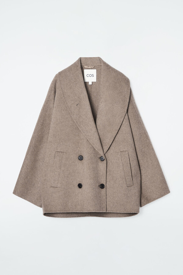 COS Double-Faced Wool Pea Coat - ShopStyle