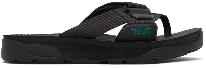 Teva Black Revive 95 Slides - ShopStyle