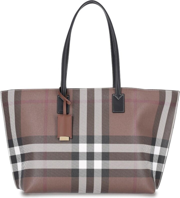 Burberry 'check' Tote Bag - ShopStyle
