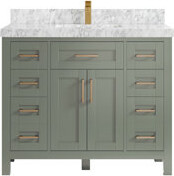 Willow Collections Cambridge 42 In. W X 22 In. D Single Sink Bathroom ...