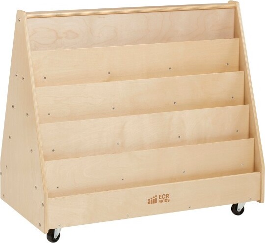 ECR4kids Double-Sided Mobile Book Display, Natural - ShopStyle