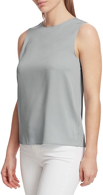Theory Silk Shell Top - ShopStyle
