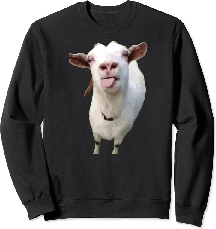 Goat meme, Popular Internet funny meme Goat sticking tongue out meme ...
