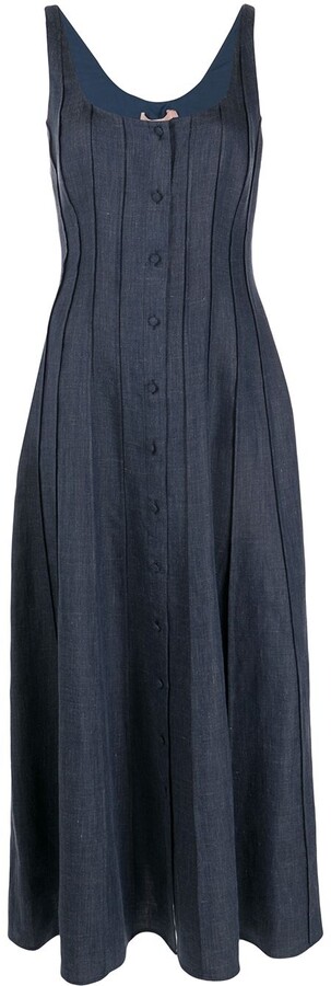 Brock Collection Button-Up Denim Dress - ShopStyle