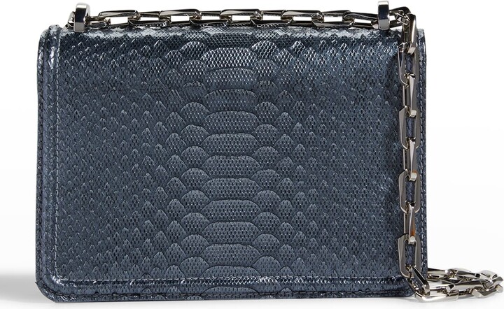 Maria Oliver Chloe Flap Python Crossbody Bag - ShopStyle