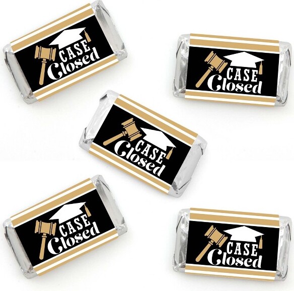 Big Dot of Happiness Law School Grad - Mini Candy Bar Wrapper Stickers ...