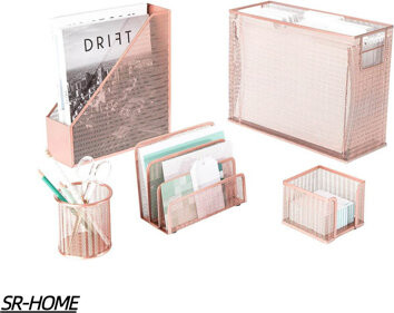 SR-HOME Metal Desk Organizer Set - ShopStyle Home Office Accessories