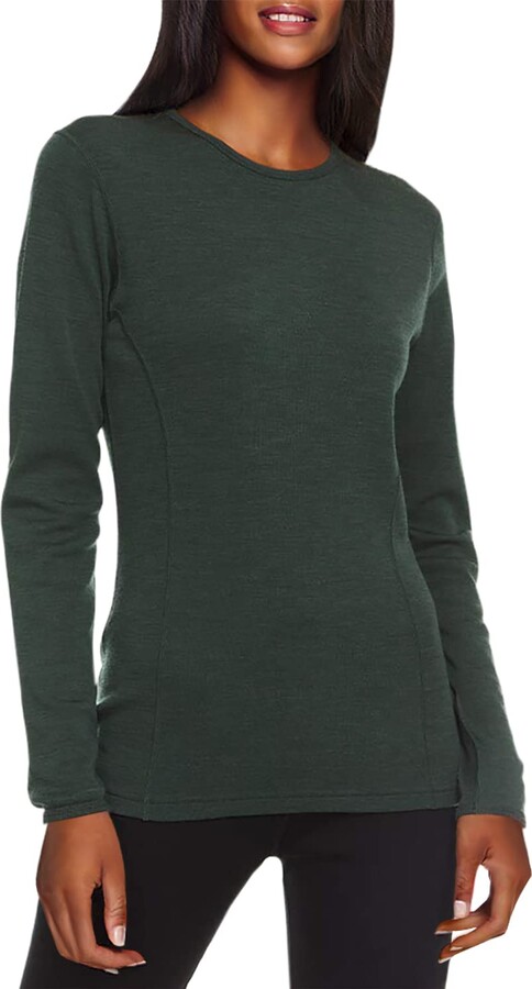 Minus33 Merino Wool Minus33 Women's Ossipee Midweight Crew Top - 100% ...