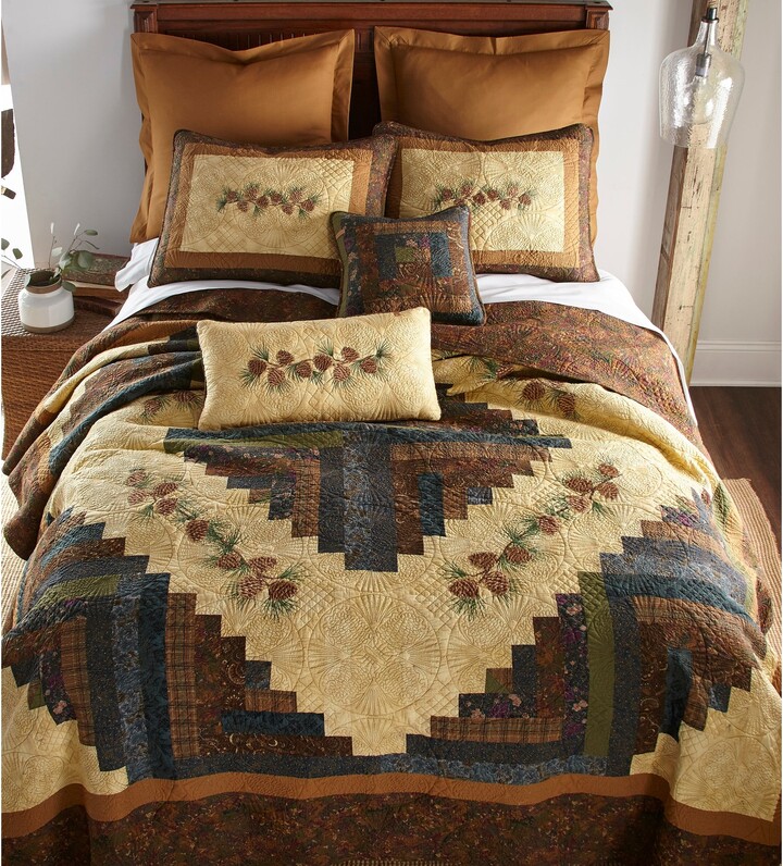 Donna Sharp Donna Sharp's Cabin Raising Pinecone Quilt Set - ShopStyle