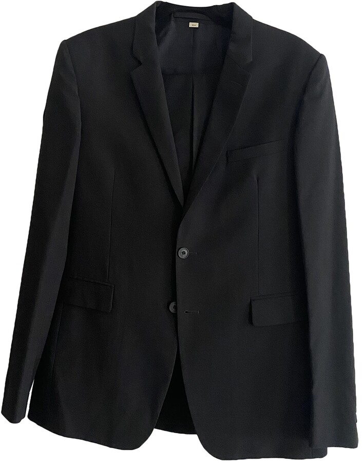 Burberry black Wool Suits - ShopStyle