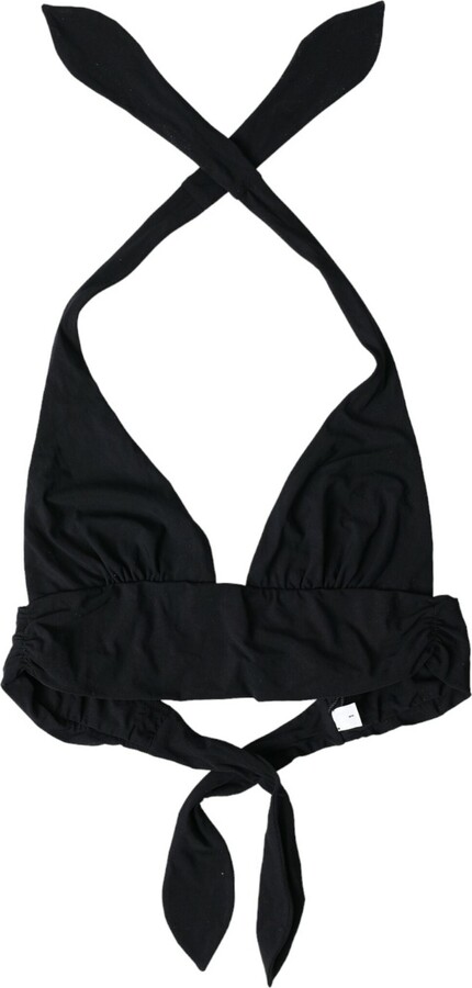 Dolce & Gabbana Elegant Black Bikini Women's Top - ShopStyle Swimwear
