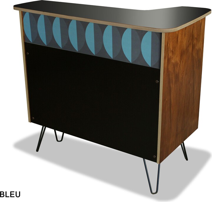 Etsy Home Bar, Mid Century Modern Reception Desk, Front Desk - Stand ...