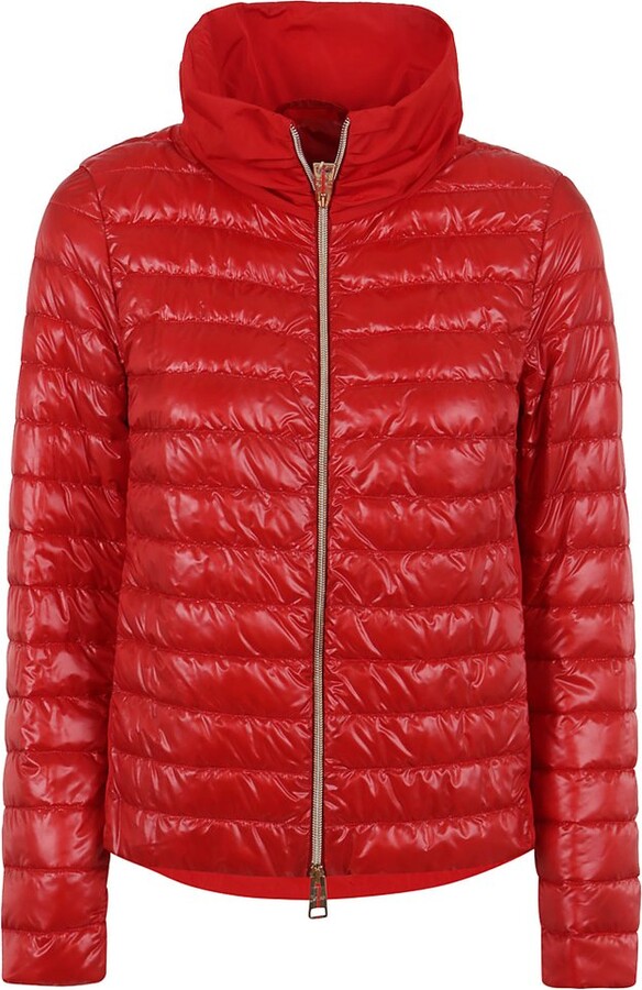 Herno Padded Zip-Up High-Neck Jacket - ShopStyle Down & Puffer Coats