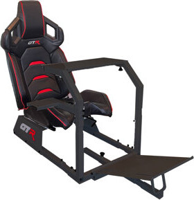 GTR Simulator Reclining Ergonomic Leather PC & Racing Game Chair with ...