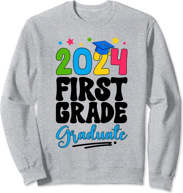 Graduation Last Day of School Tee Gifts 2024 First Grade Graduate 1st ...