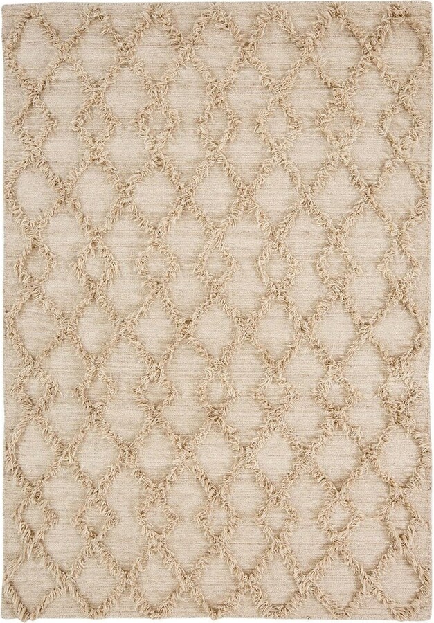 Miss Amara Karoline Diamond Pattern Wool Rug - ShopStyle