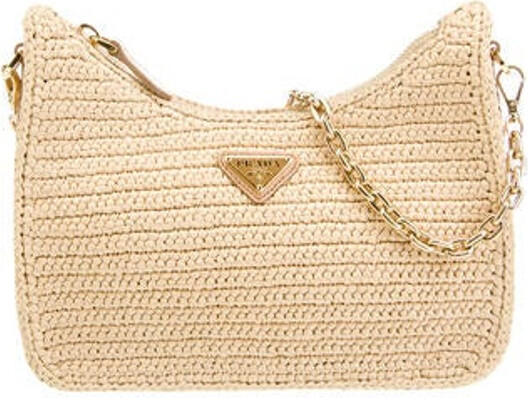 Prada Raffia Re-Edition 2005 Crossbody Bag - ShopStyle