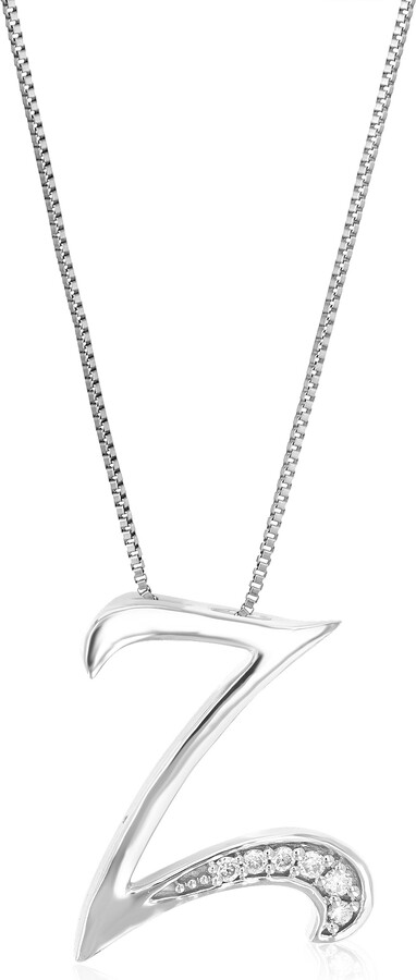 Vir Jewels 1/20 cttw Round 6 Stones Lab Grown Diamond Pendant Necklace ...