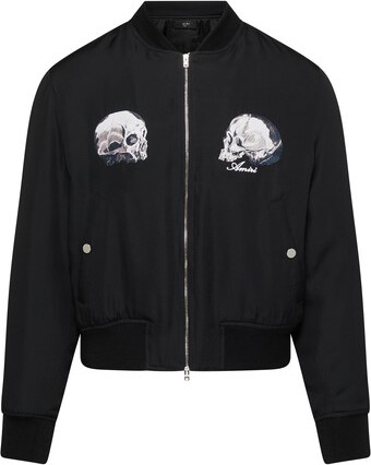 Amiri Dual skull bomber jacket - ShopStyle