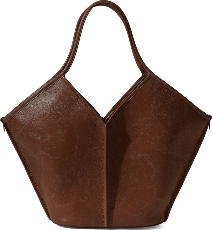 Hereu Calella distressed leather tote bag - ShopStyle