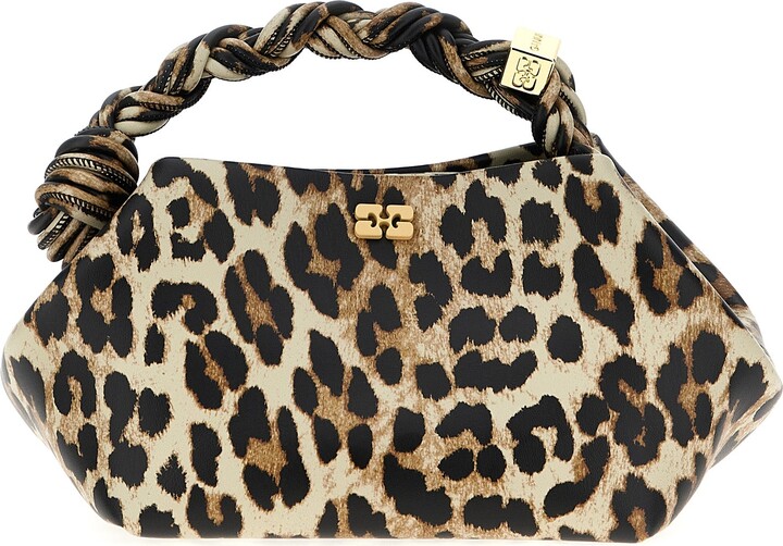 Ganni Leopard Bou Hand Bags - ShopStyle