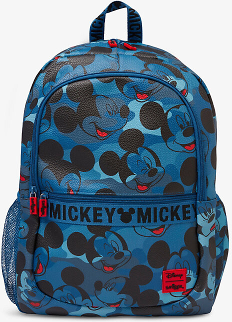 Smiggle Girls Camouflage Kids x Disney Micky Mouse Woven Backpack ...