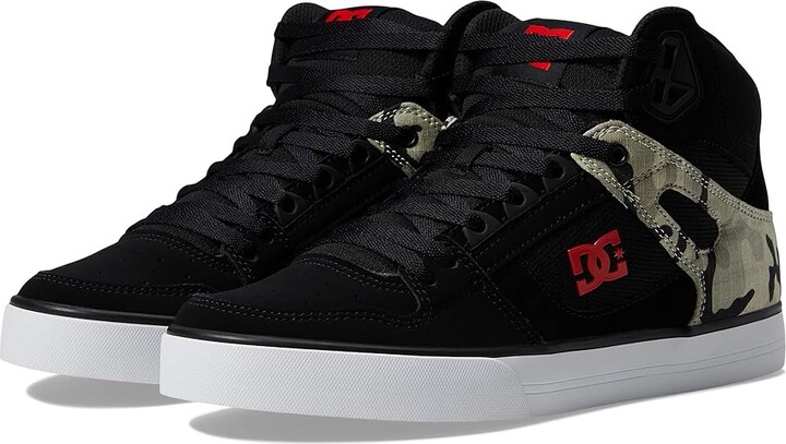 DC High-Top WC (Astro Camo Black) Men's Skate Shoes - ShopStyle