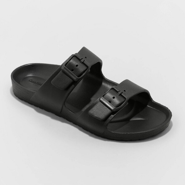 Men' Caron Two Band Slide Sandal - Goodfellow & Co™ Black 11 - ShopStyle