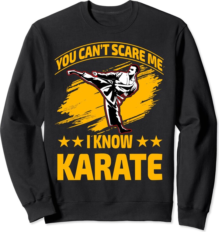 Karate Martial Arts Trainer Design Ideas You can't scare me I know ...