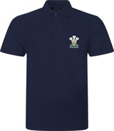 PSave Royal Welsh Insignia Mens Embroidered Polo Shirt British Army ...