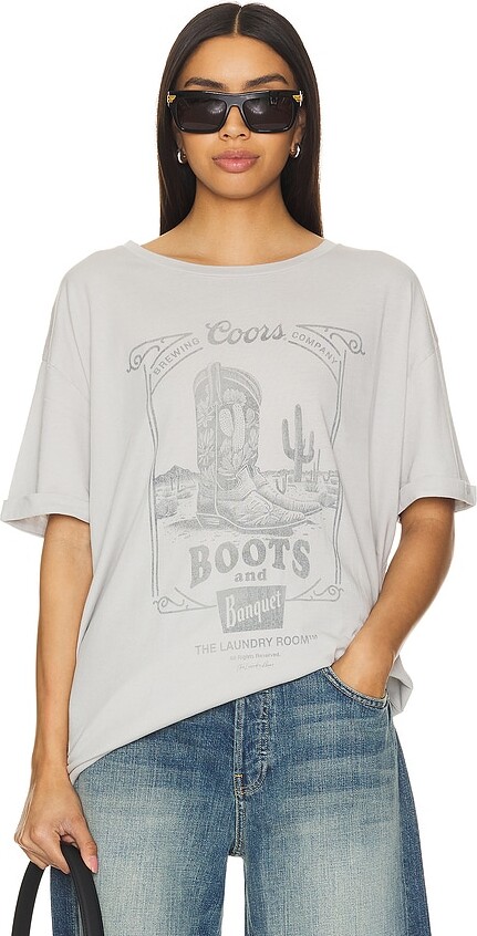 The Laundry Room Boot Scootin Banquet Oversized Tee - ShopStyle T-shirts
