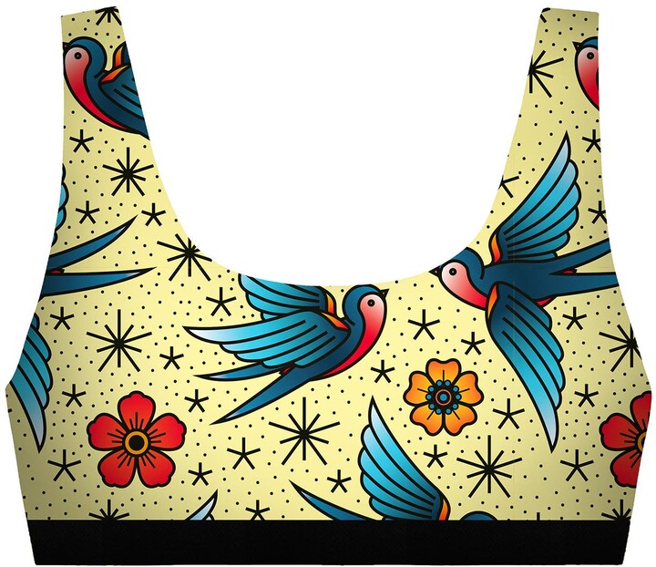 WARRIORS AND SCHOLARS BirdieBralette & Bikini Brief Set - ShopStyle Panties